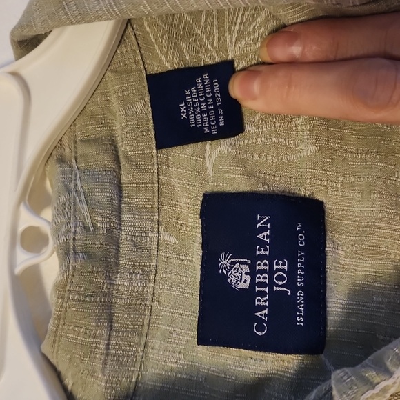 Caribbean Joe | Shirts | Caribbean Joe Island Supply Co Hawaiian Green ...